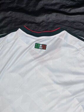 adidas | Shirts | Adidas Mexico White Soccer Jersey With Red Green Trim ...